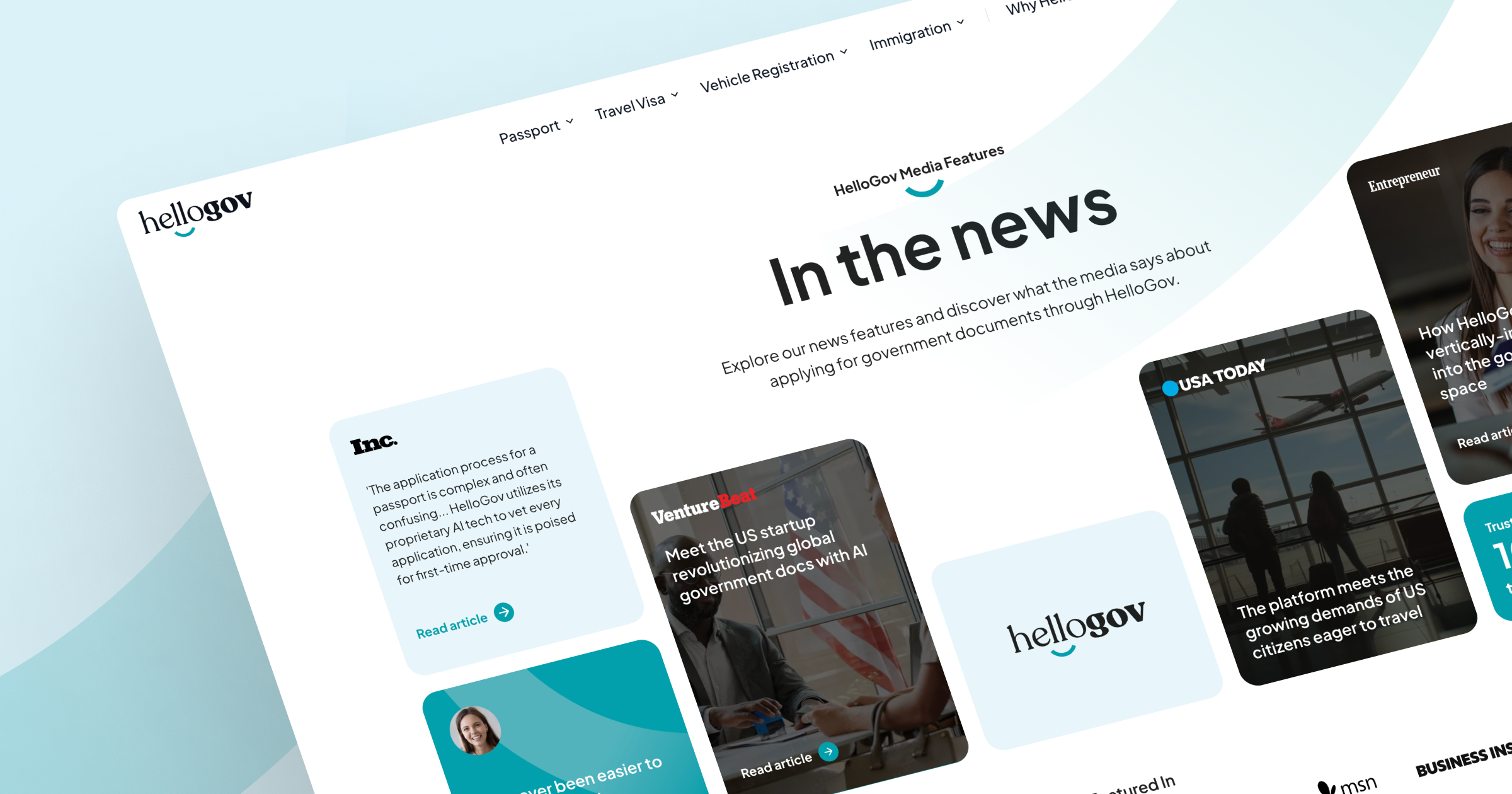 Check out our news features | HelloGov