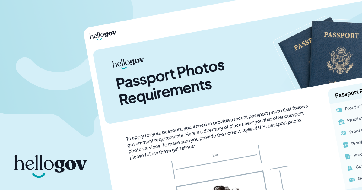 Find out what passport photo requirements you need to meet | HelloGov
